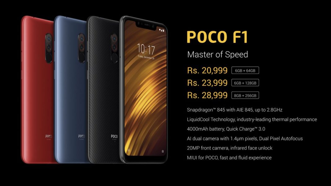 Newly introduced Poco F1 with the best features and killer price