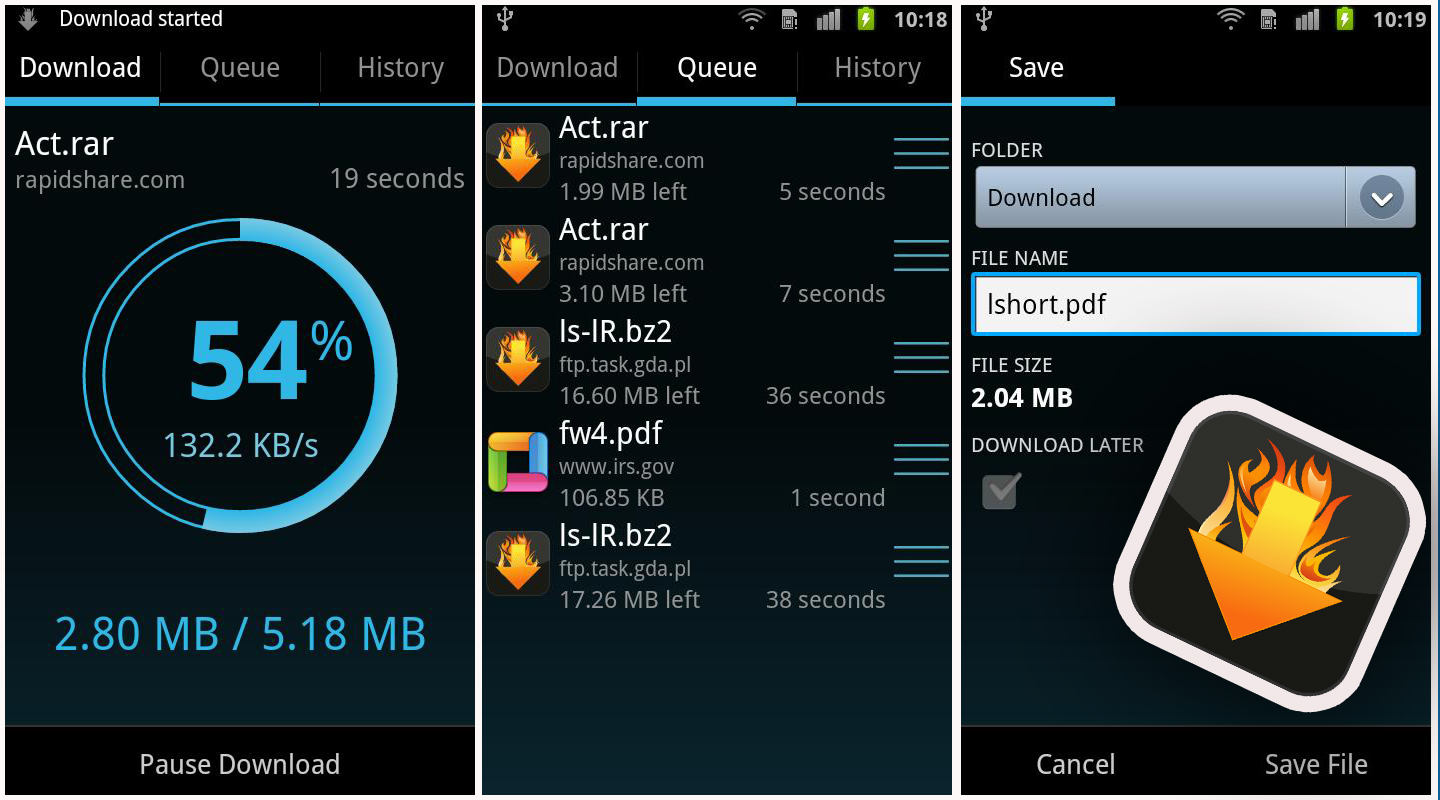 10 Best Download Manager Apps for Android you should not miss