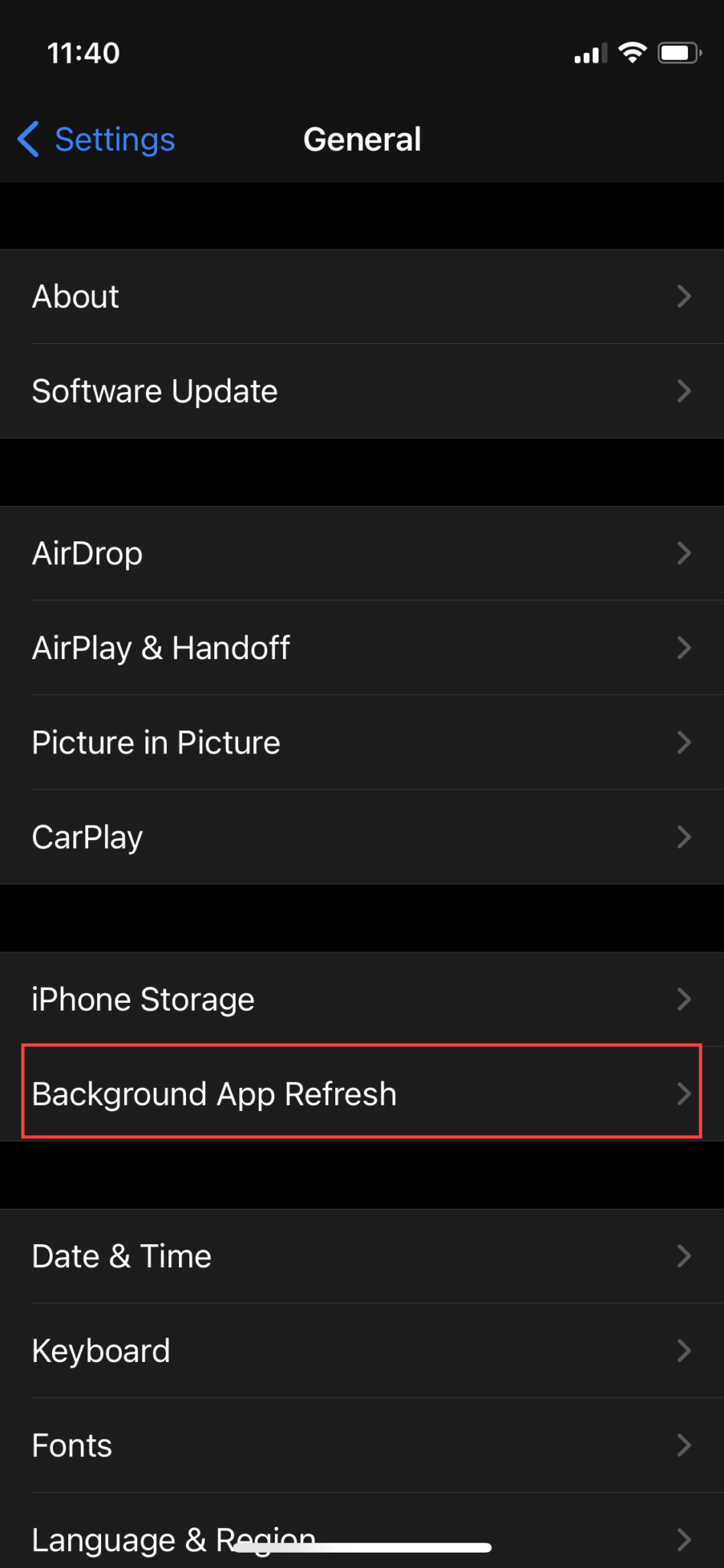 What is meaning of Background App Refresh and How it Works on iOS