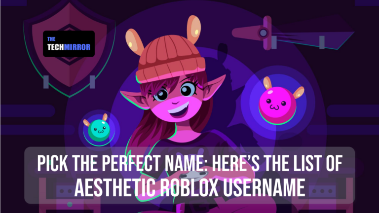 Pick the Perfect Name: Here’s the List of Aesthetic Roblox Username
